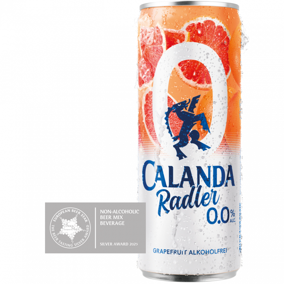 Calanda Radler 0.0 Grapefruit gewinnt Silber - Heineken Switzerland
